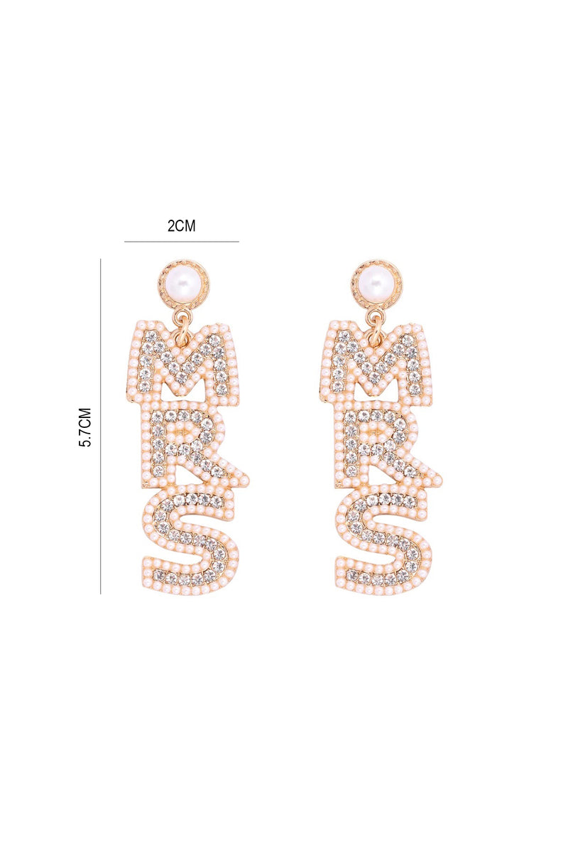MRS Earrings – For The Love Of Pearls